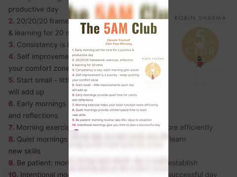 The 5Am Club by @Robinsharma