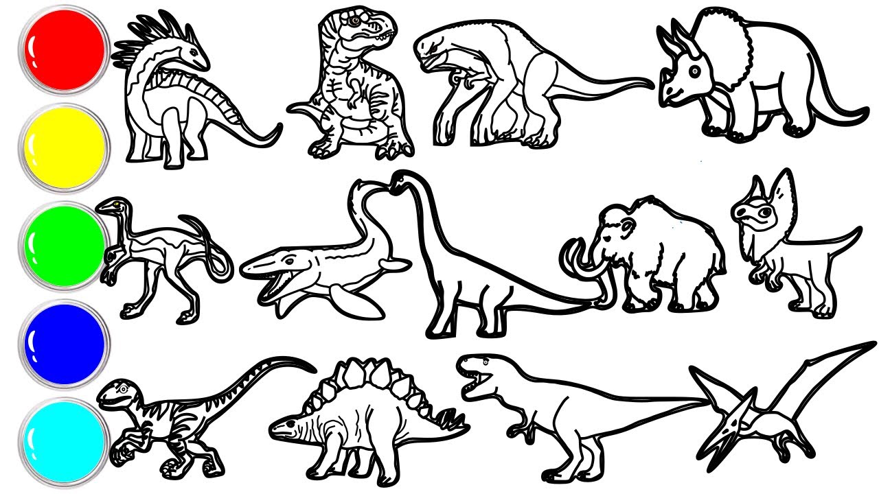 Draw Amazing Prehistoric Animals in Just Minutes! Amargasaurus, T Rex, D Rex, Triceratops, Troodon