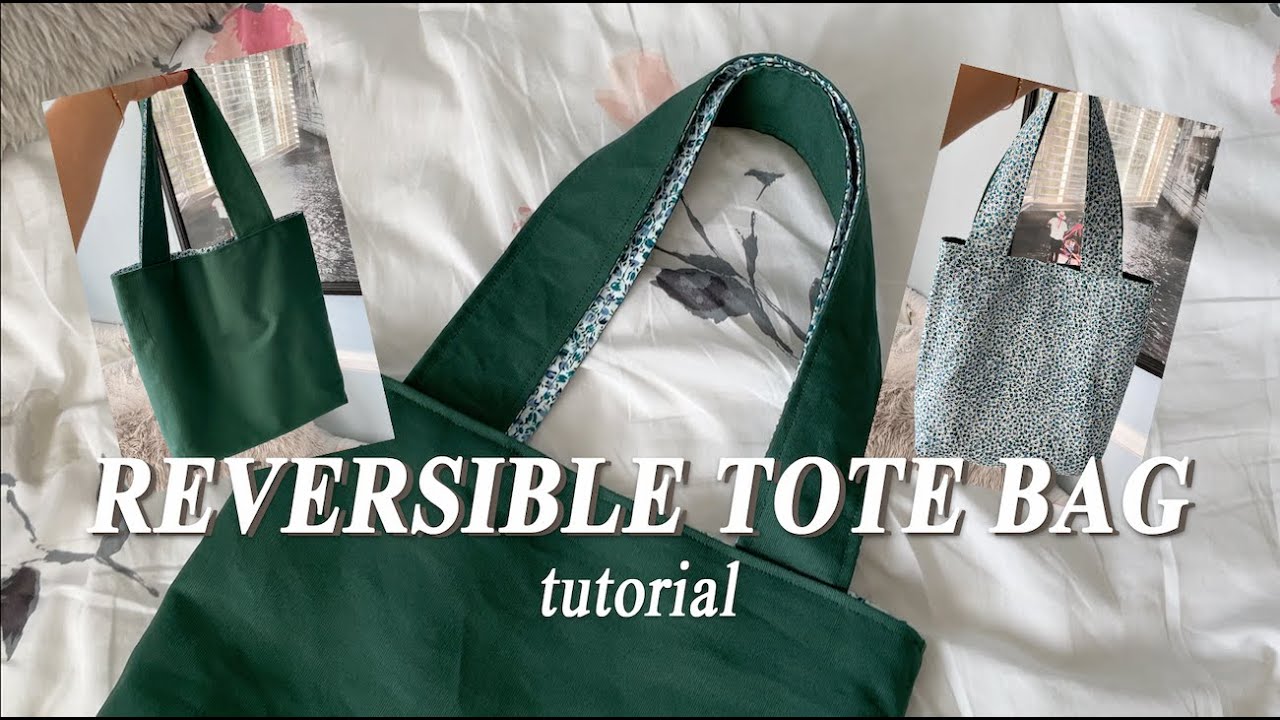 DIY reversible tote bag tutorial // @conceptsbynikki