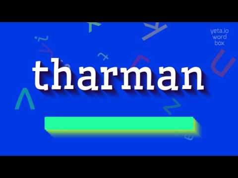 How to say "tharman"! (High Quality Voices)