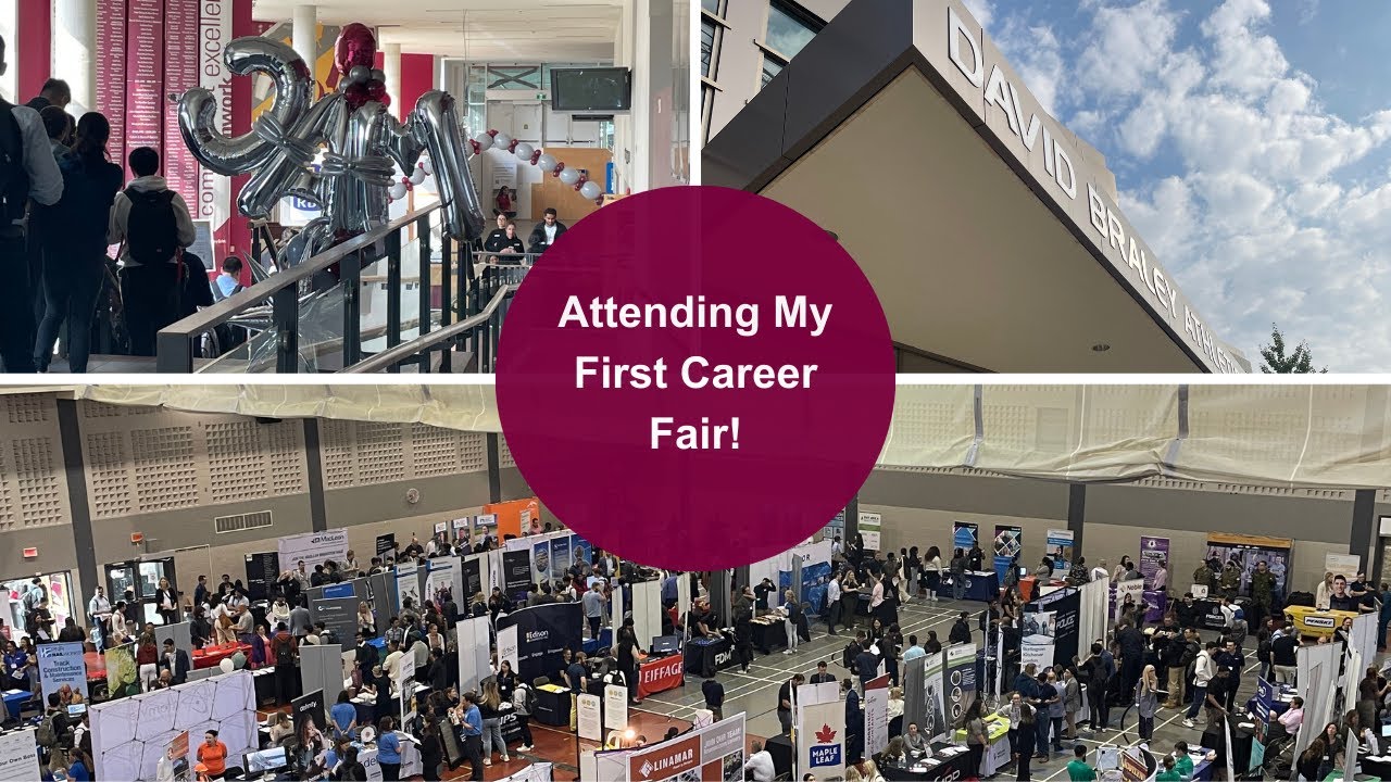 Attending my first Career Fair | McMaster University | Student Life