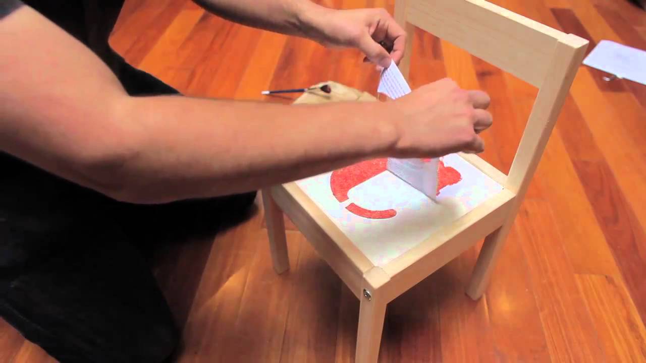 Build and customize children's chairs and table from IKEA - long version