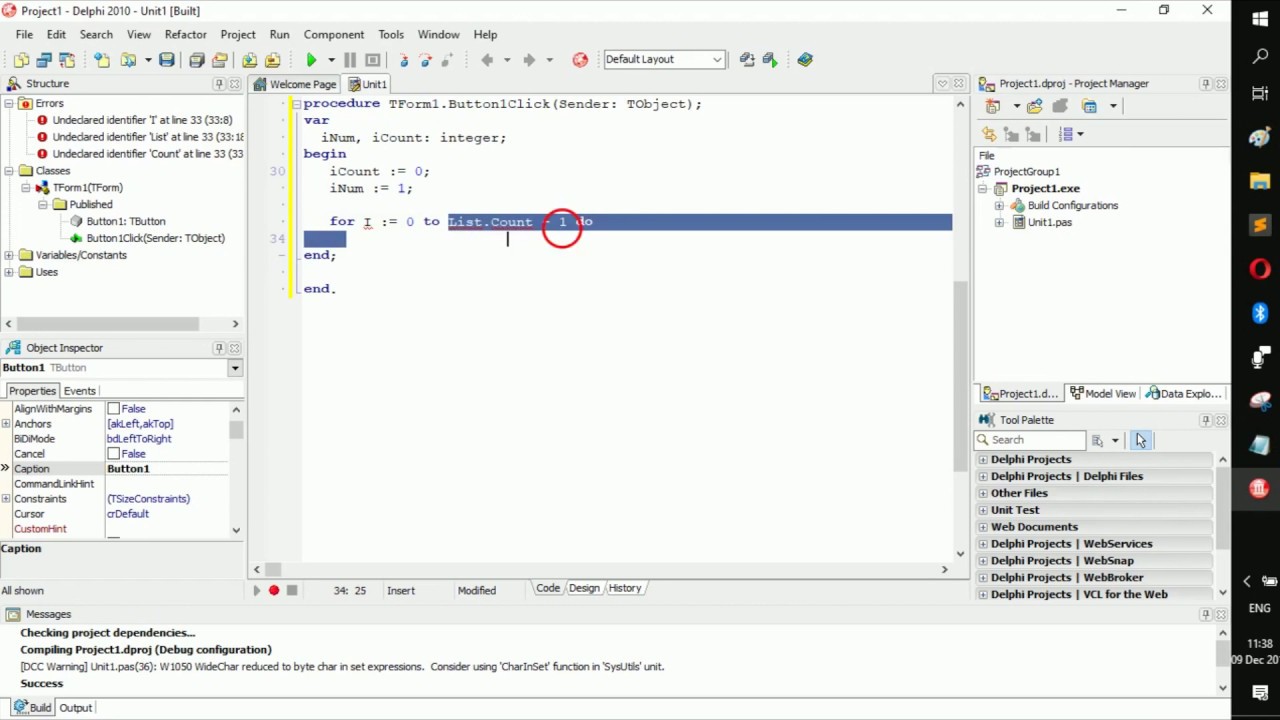 While loop - Delphi Tutorial (part 27)