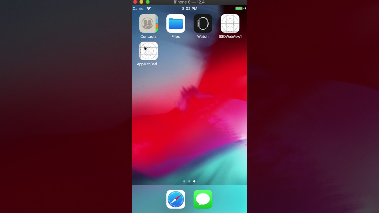 ios appauth basic webview