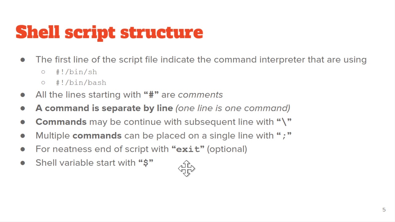 3. Command Interpreter (part1: Shell script) - Operating System