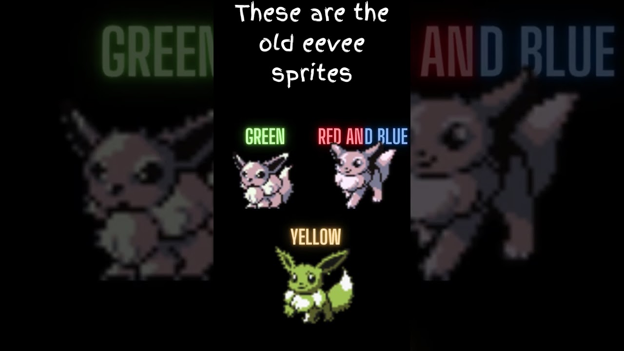 Showcasing Old Pokemon Sprites! #shorts