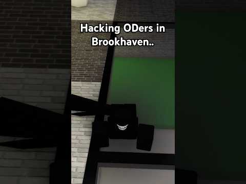 Hacking ODers in Brookhaven.. #roblox #brookhaven #hacker #c00lkidd #shorts
