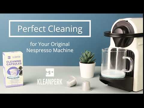 Kleanperk Cleaning Pods for Nespresso Original Machines - better tasting coffee, longer machine life