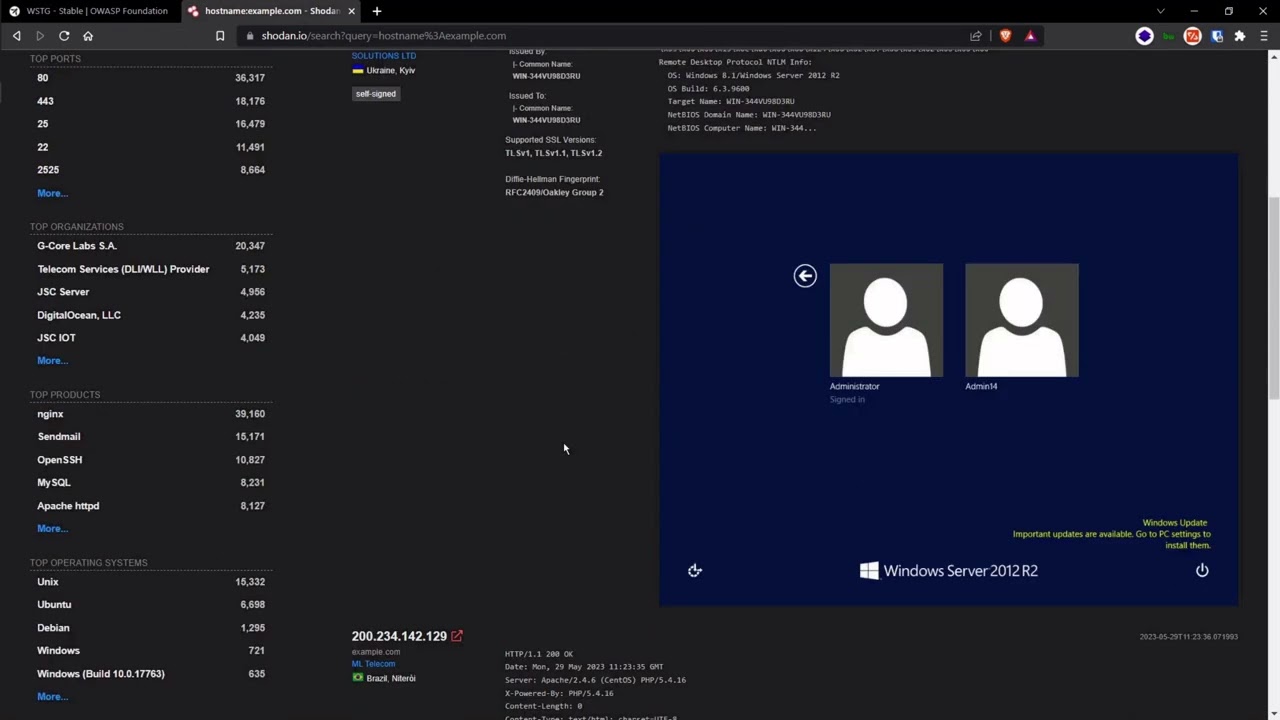 Web Security Testing Guide Course (4.1.1) - Information Gathering & Web Recon