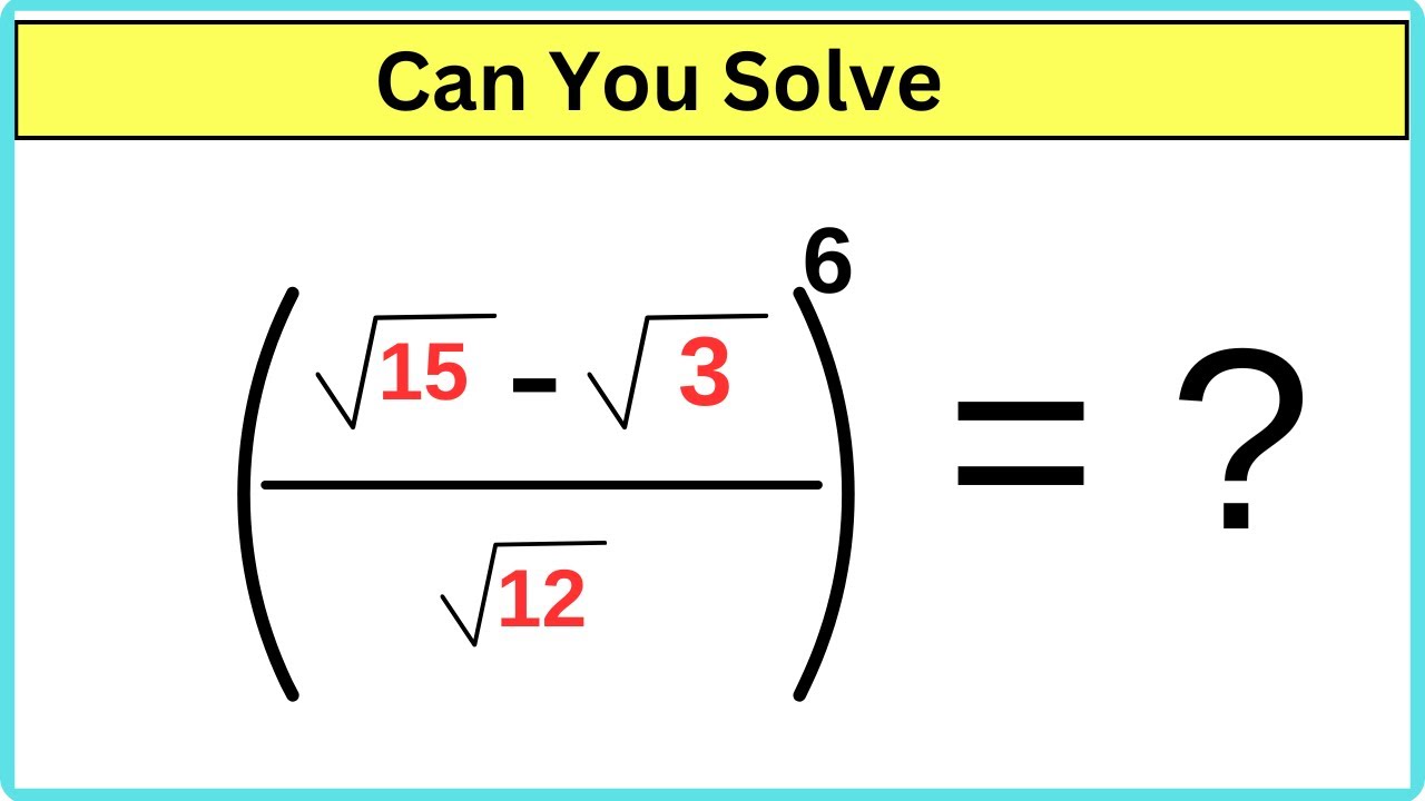Nice Square Root Math Simplification | How to Solve !!!!