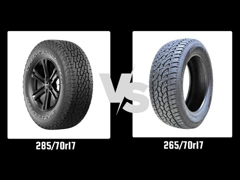 Tire Size 285/70r17 vs 265/70r17