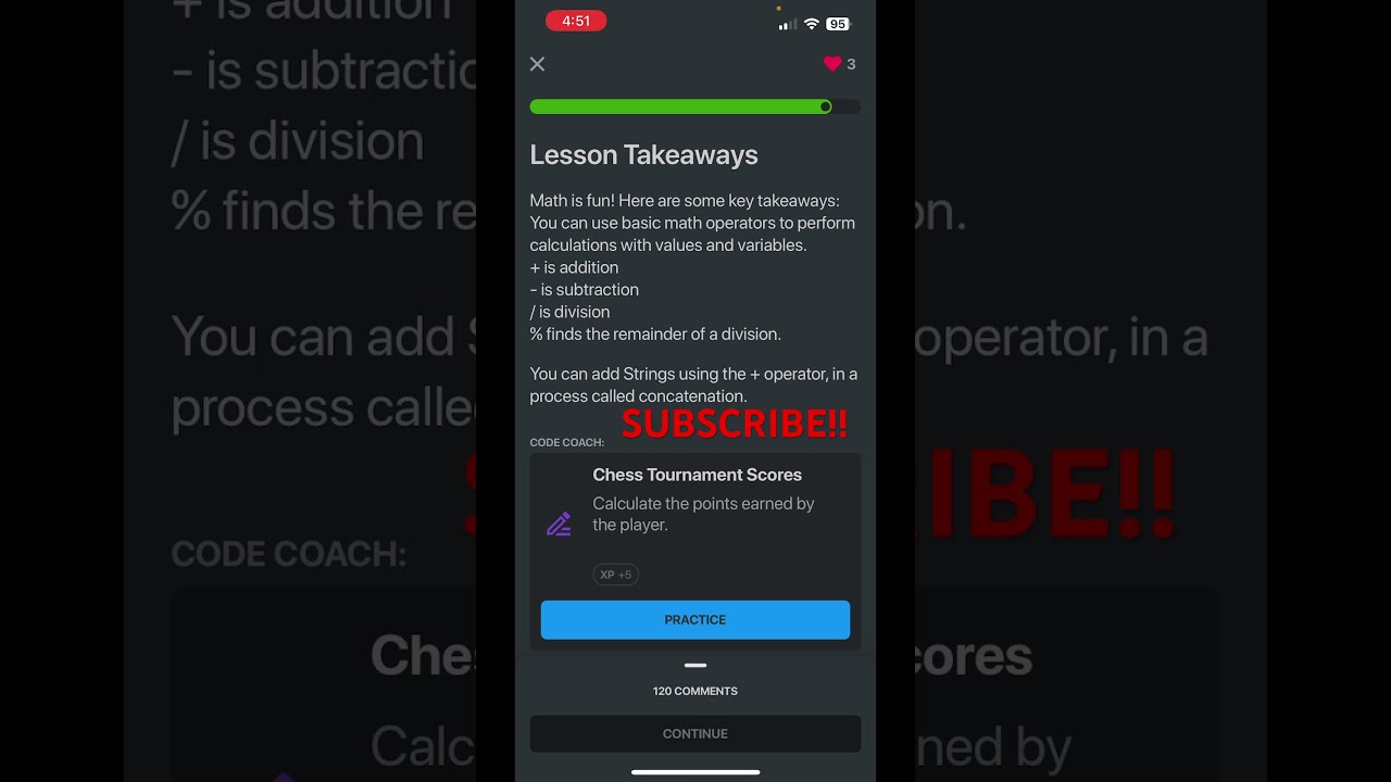 Lesson Takeaways for Doing Math in Java #coding #tutorial #java #sololearn #learntocode