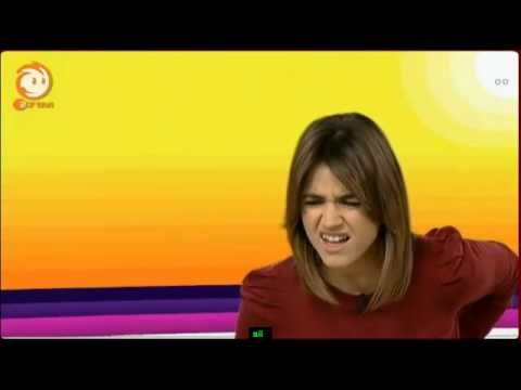 ZDF Logo - Moderatorin bekommt Rückenschmerzen