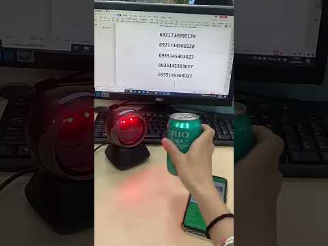 Barcode Scanner 2D all-round Desktop Automatic Sensing Data Matrix Reader Supermarket Usb