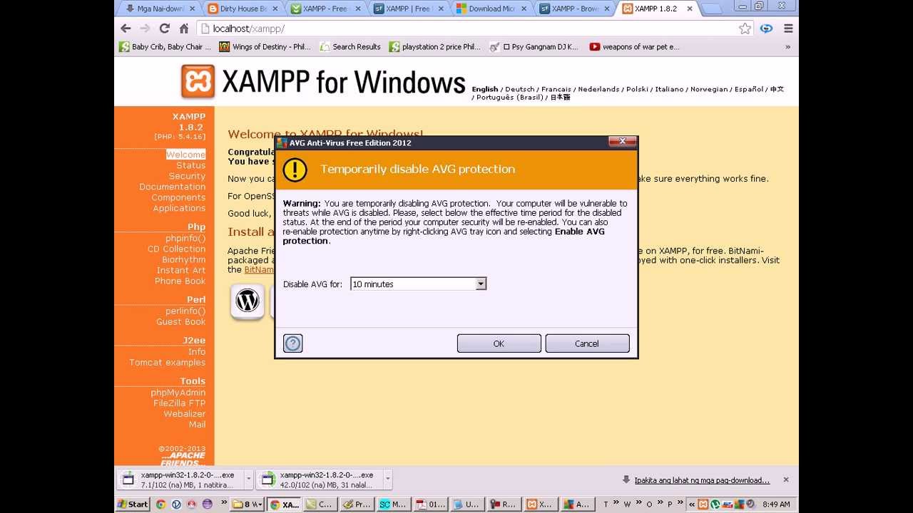 Lesson 1 Basic PHP Installing XAMPP - (Tagalog)