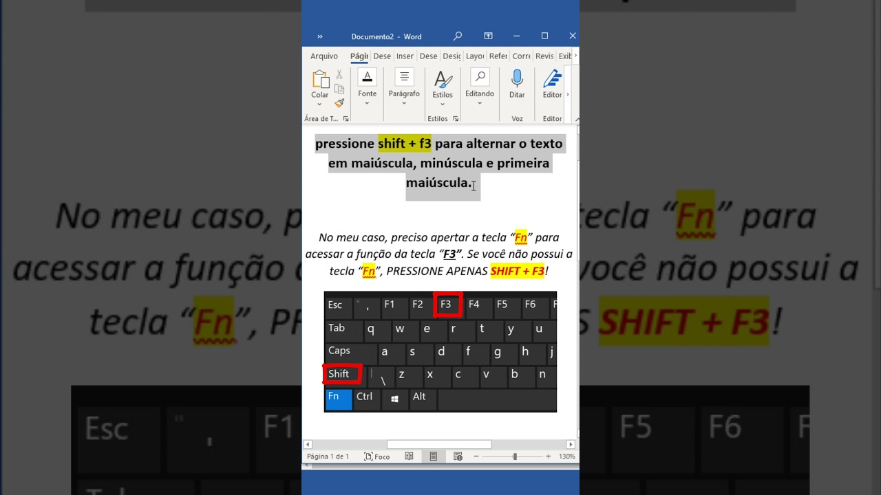 Shortcut to switch letters in Word between: uppercase, lowercase and first capital