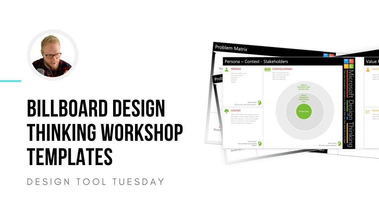 Billboard Design Thinking Workshop Templates - Design Tool Tuesday, Ep33