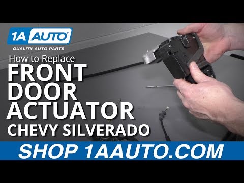 How to Replace the Front Door Lock Actuator on a 2017 GMC Sierra 1500 ...