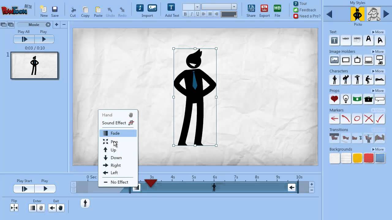 Powtoon Mini Tutorial 04