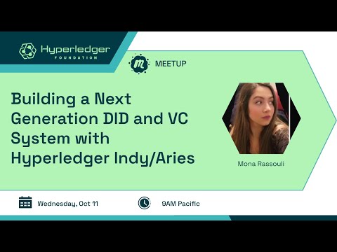 Building a Next Generation DID and VC System with Hyperledger Indy/Aries