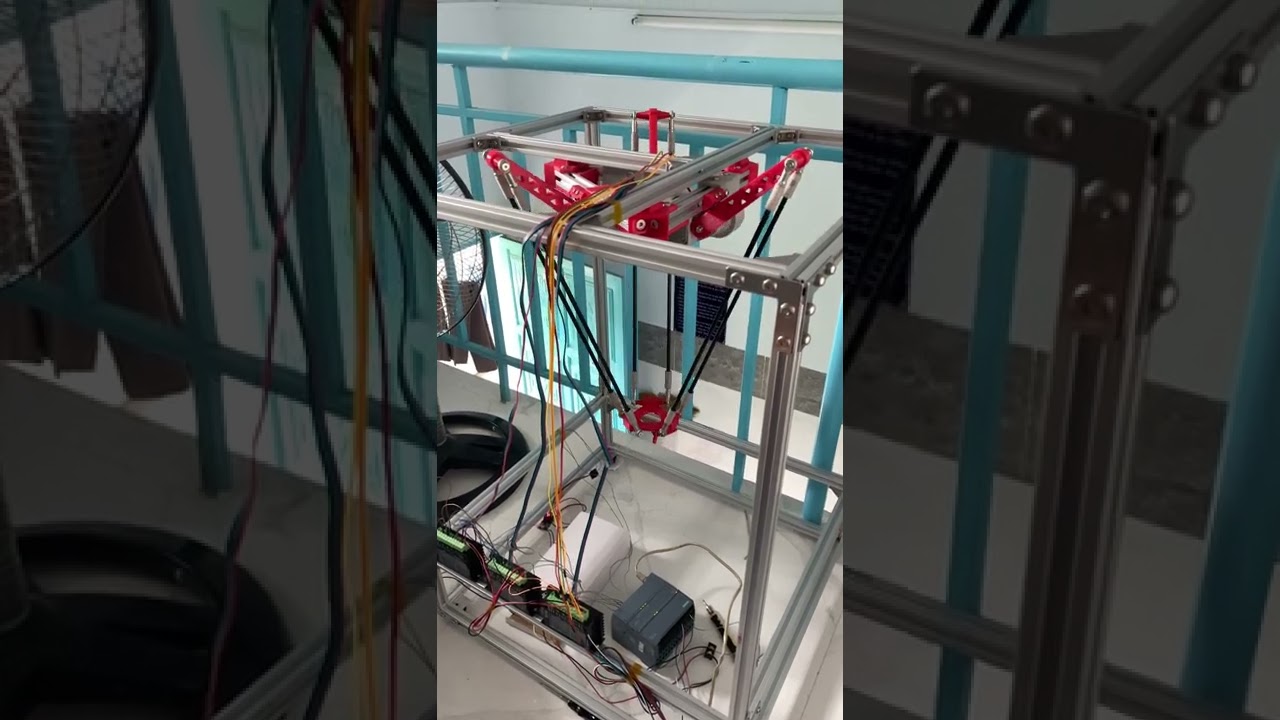 Delta Robot DIY first homing | DE1T4