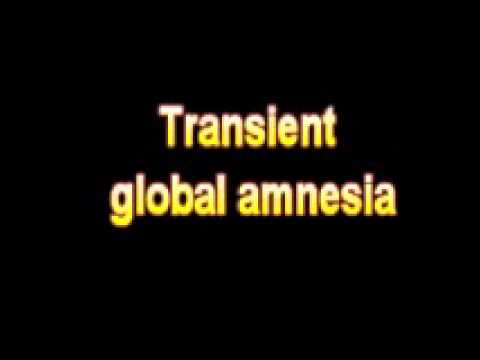 What Is The Definition Of Transient global amnesia