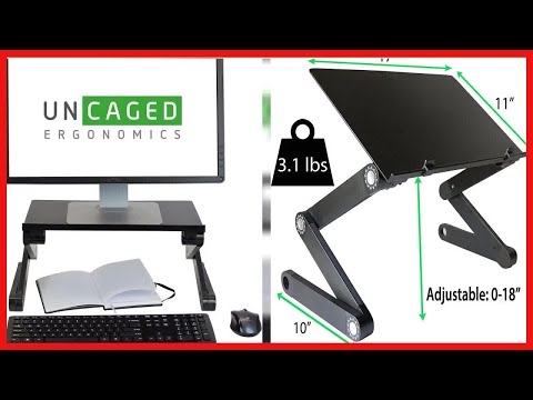 Great product - WorkEZ Monitor Stand ergonomic adjustable height angle single computer screen riser