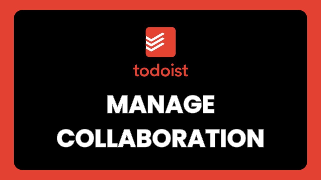 How to Manage Collaborators in Todoist