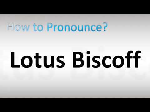 How to Pronounce Lotus Biscoff