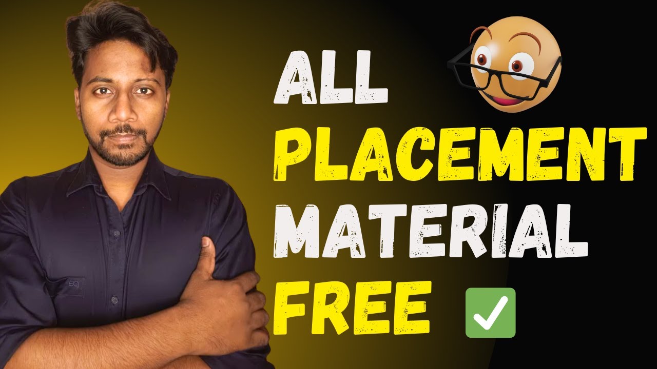 All Placement Material for Free | Roadmaps | PYQs | Interview Experience | ATS Friendly Resume