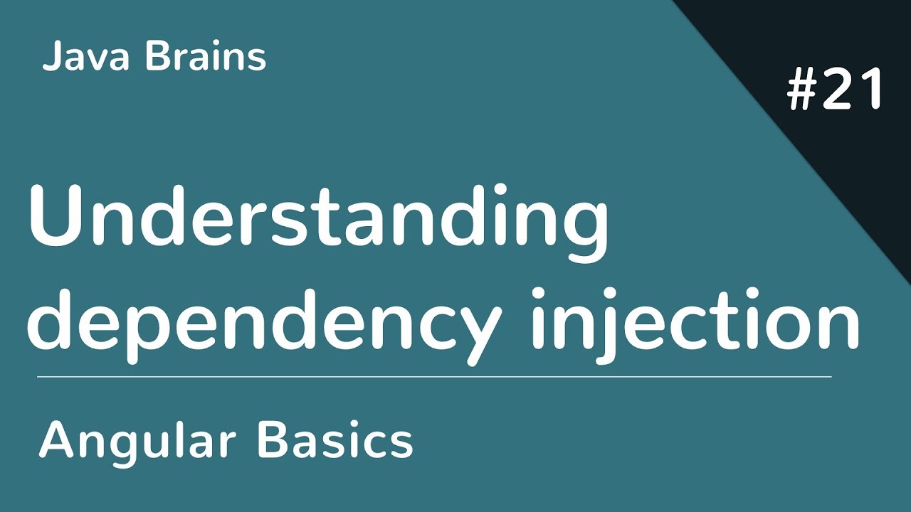 Angular 6 Basics 21 - Understanding dependency injection