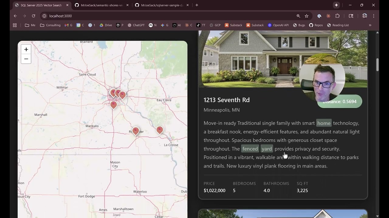 SQL Server 2025 Vector Search Demo: Semantic Real Estate Search