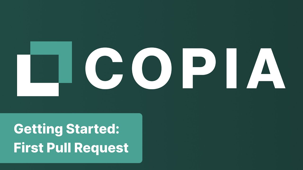 Getting Started with Copia: Pull Requests