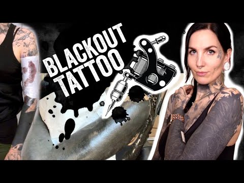 My Blackout Tattoo sleeve: The whole process!