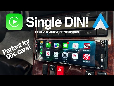 Single DIN CarPlay/Android Auto! - R129 SL500 and MORE! - Power Acoustik CP71
