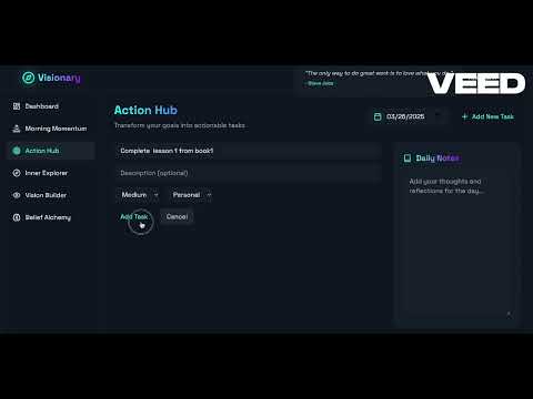 Building the Visionary App with GitHub, Supabase, Netlify, Bolt.new, and Stackblitz