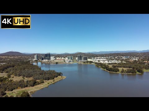Lake Ginninderra, Belconnen, Drone Footage | Drone Video 4K