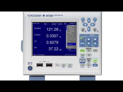 WT500 How to log and trend data with a Yokogawa Power Analyzer and GA10 Software YouTube 360p