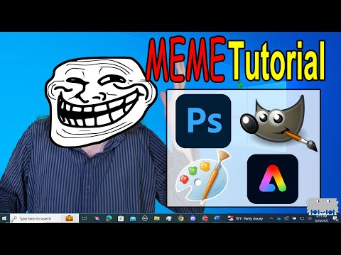 How to Edit A Meme Template in Paint, GIMP, Photoshop & Adobe Express
