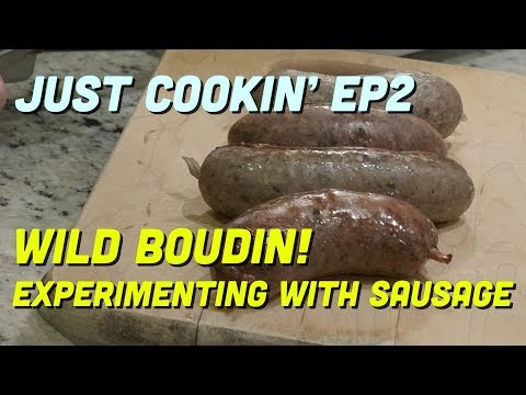 Experimenting With Wild Cajun Boudin Sausage!!