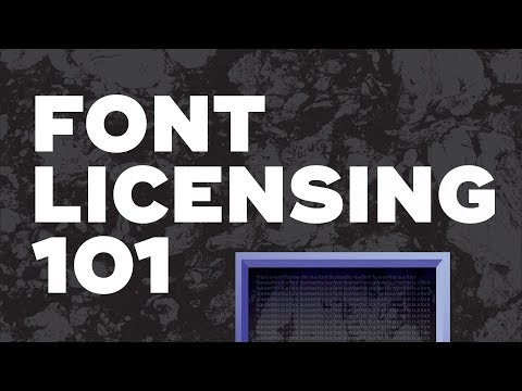 Font licensing 101 for graphic designers