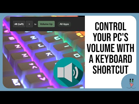 How to change your volume with a keyboard shortcut