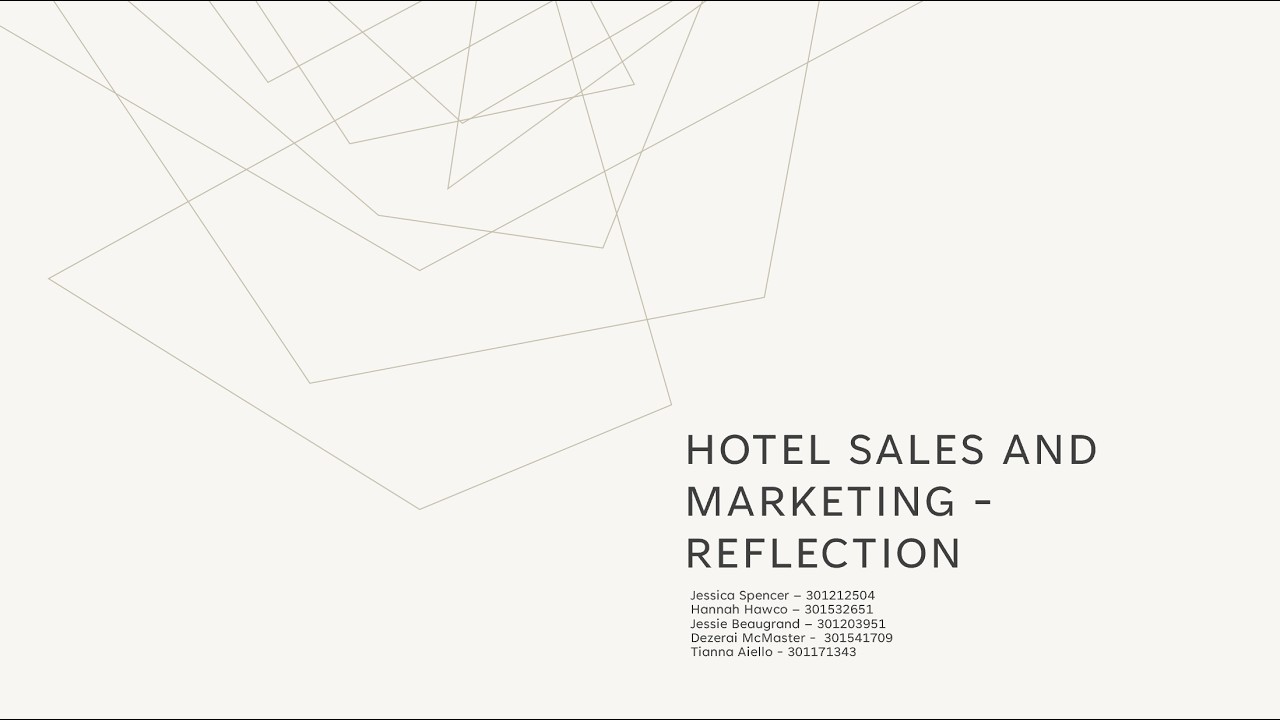 Sales Presentation Reflection Group Assignment