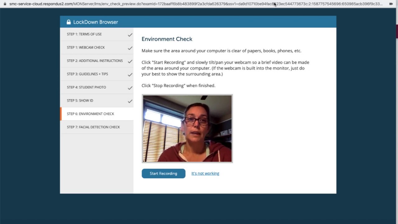 Respondus Environment Check tutorial
