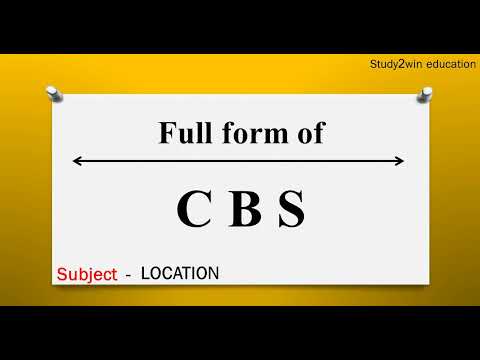 CBS ka full form | Full form of in English | Subject - LOCATION