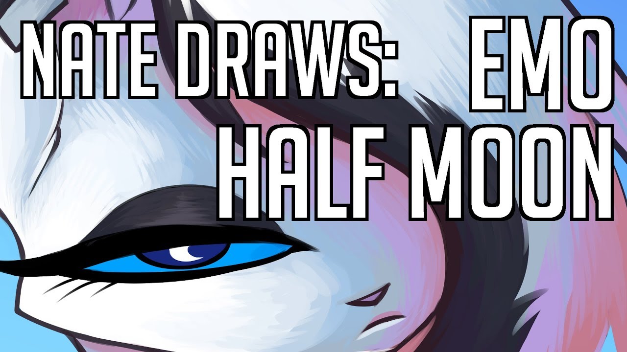 Nate Draws #33: Emo Half Moon