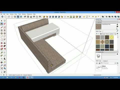 How to make Sofa come Bed Design in Google SketchUp 3D modeling
