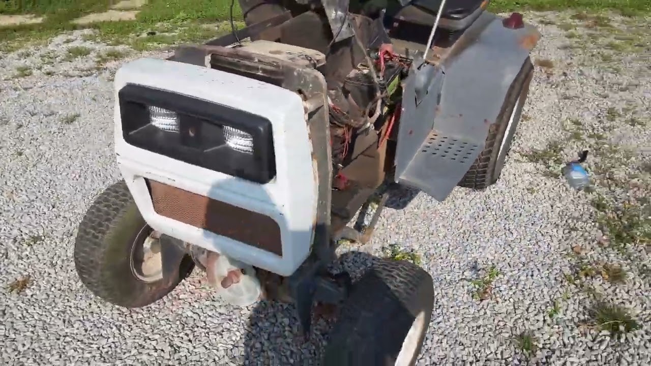 white gt 2055 running