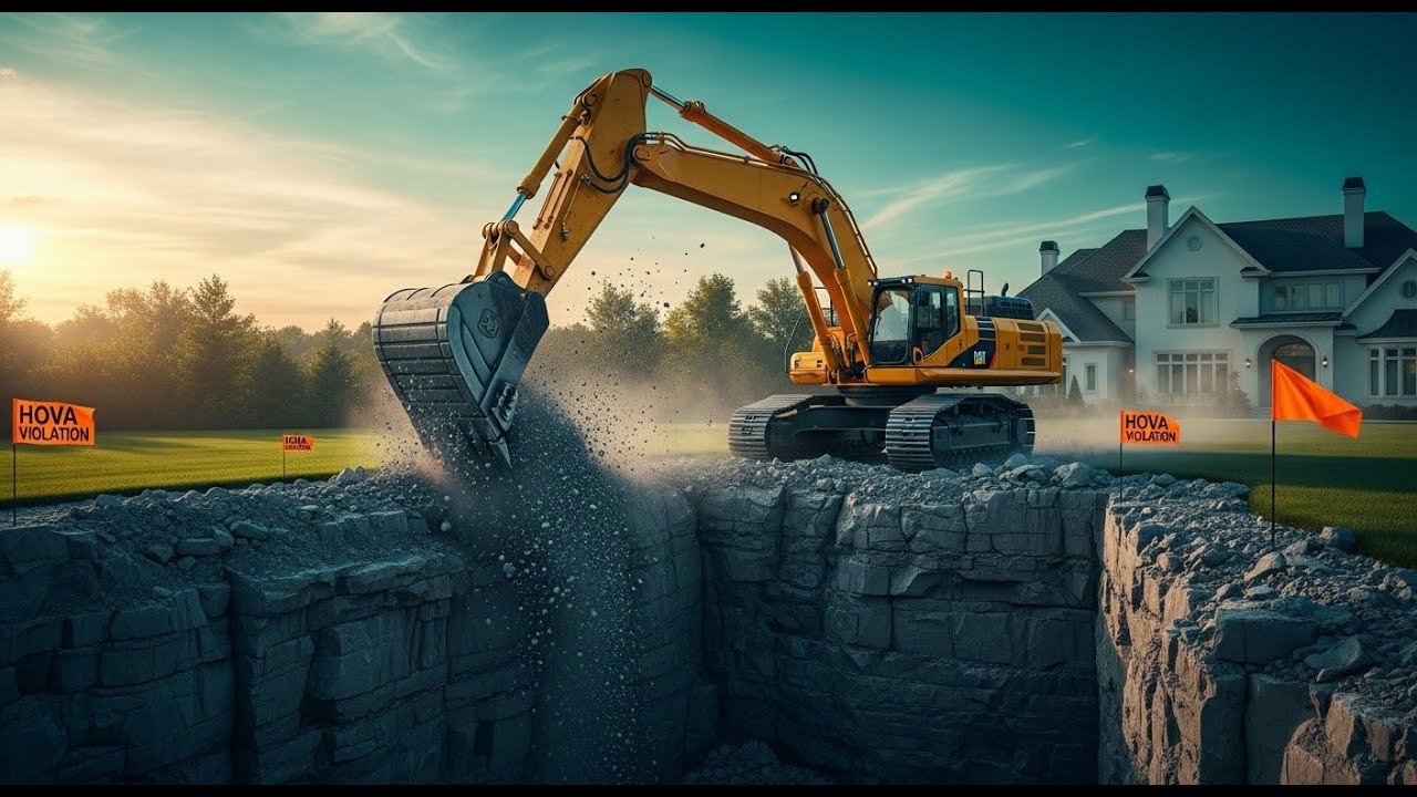 HOA Fined My Unpaved Driveway… My Mineral Rights Allowed a Full-Scale Gravel Mine 🪨 #HOA  #Story