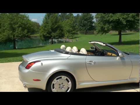 SOLD !! 2002 LEXUS SC 430 HARD TOP CONVERTIBLE FOR SALE 53K MILES SEE WWW.SUNSETMILAN.COM.MPG